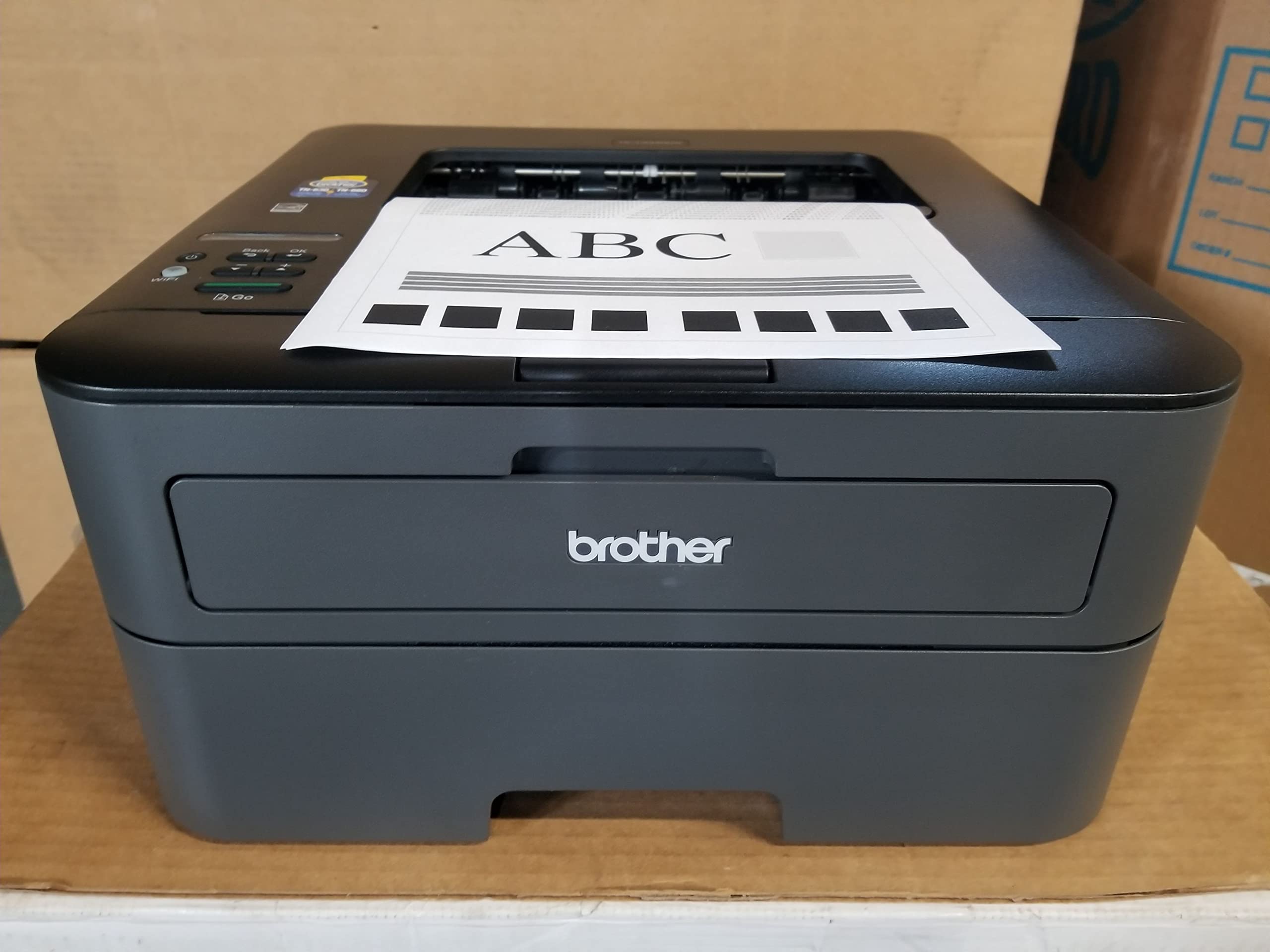 Brother HL-L2340DW Laser Printer - Monochrome - 2400 x 600 dpi Print - Plain Paper Print - Desktop - 26 ppm Mono Print - 250 sheets Input - Automatic Duplex Print - LED - Wireless LAN - USB - HL-L2340DW