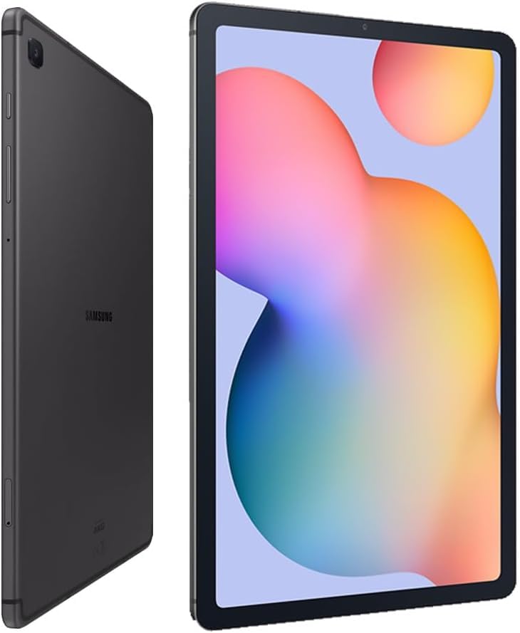 SAMSUNG Galaxy Tab S6 Lite 10.4" 64GB Android Tablet, S Pen Included, Slim Metal Design, AKG Dual Speakers, Long Lasting Battery, Gray with Accessories