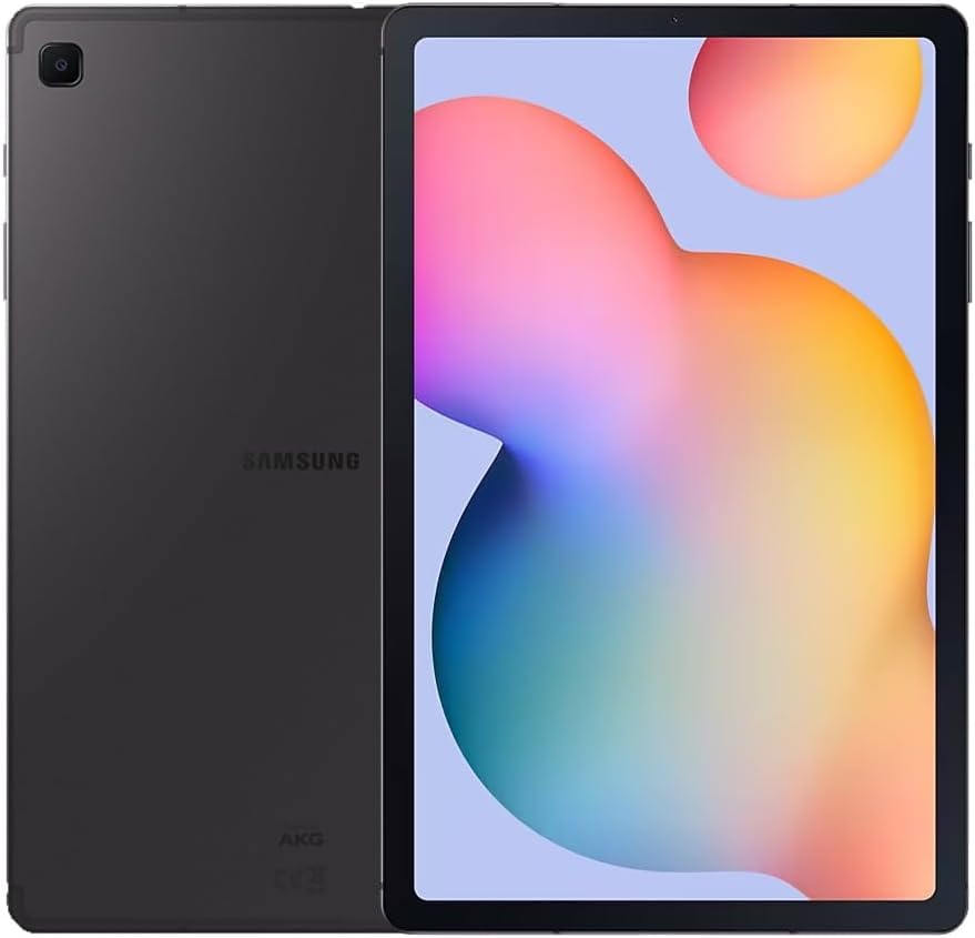 SAMSUNG Galaxy Tab S6 Lite 10.4" 64GB Android Tablet, S Pen Included, Slim Metal Design, AKG Dual Speakers, Long Lasting Battery, Gray with Accessories