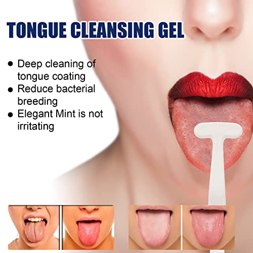 6 Pack Tongue Scraper, Plastic Tongue Cleaner Brush for Adults Tongue Scrubber for Better Breath Dental Oral Care Supplies (6 Pcs Tongue Scraper)