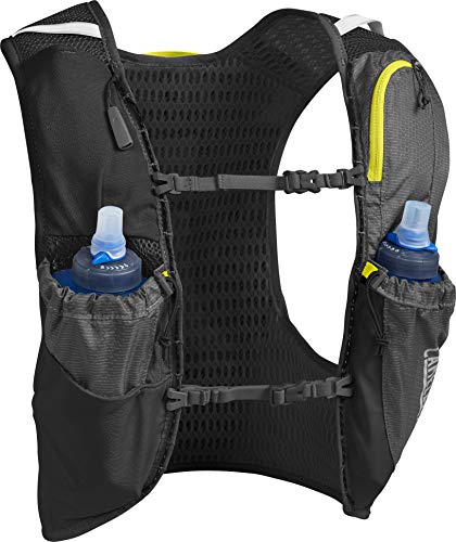 CamelBak Ultra Pro Hydration Vest 34 oz, Graphite/Sulphur Spring, L
