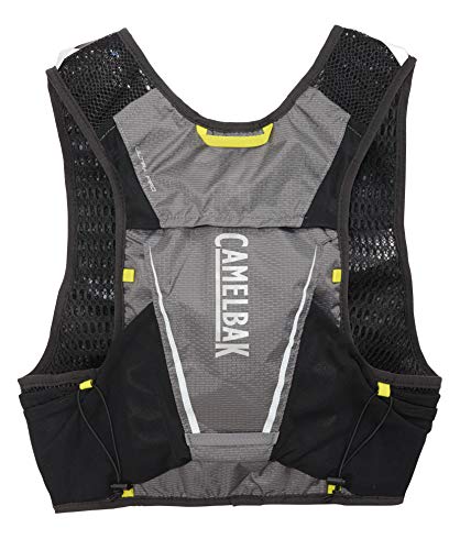 CamelBak Ultra Pro Hydration Vest 34 oz, Graphite/Sulphur Spring, L