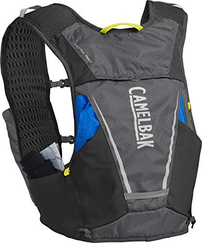 CamelBak Ultra Pro Hydration Vest 34 oz, Graphite/Sulphur Spring, L