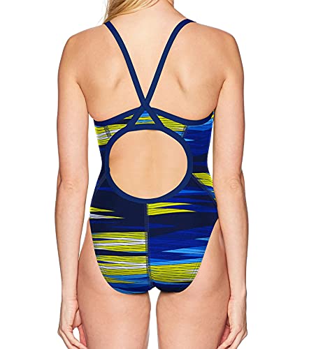 Speedo Women's Swimsuit One Piece Endurance+ Flyback Printed Adult Team Colors - Manufacturer Discontinued
