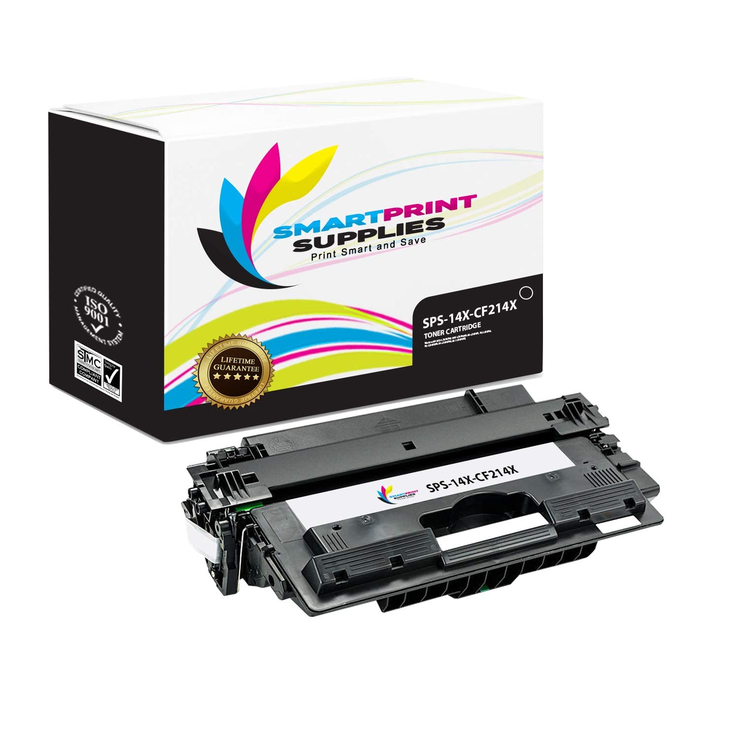 Smart Print Supplies Compatible 14X CF214X Black High Yield Toner Cartridge Replacement for HP Laserjet Enterprise 700 M712 M725 Printers (17,500 Pages) - 4 Pack