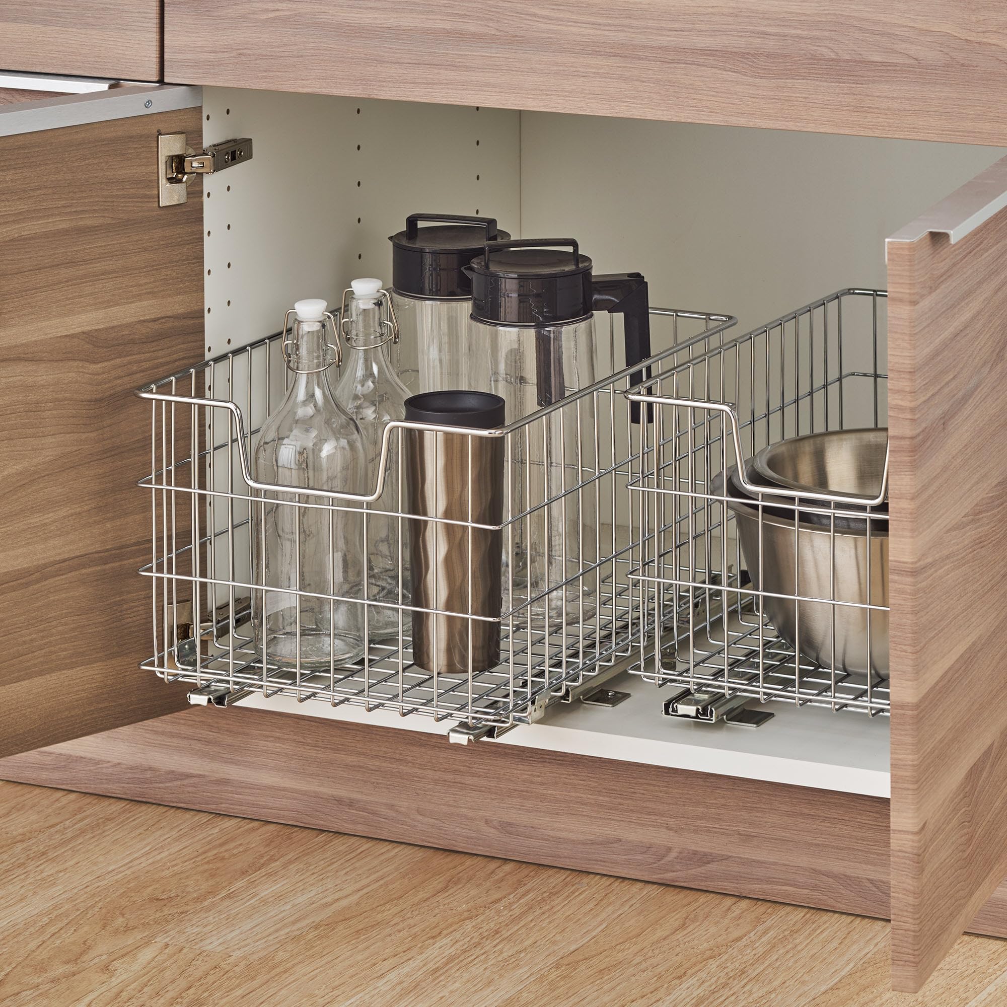 TRINITY Ecostorage Wire Basket with Slides