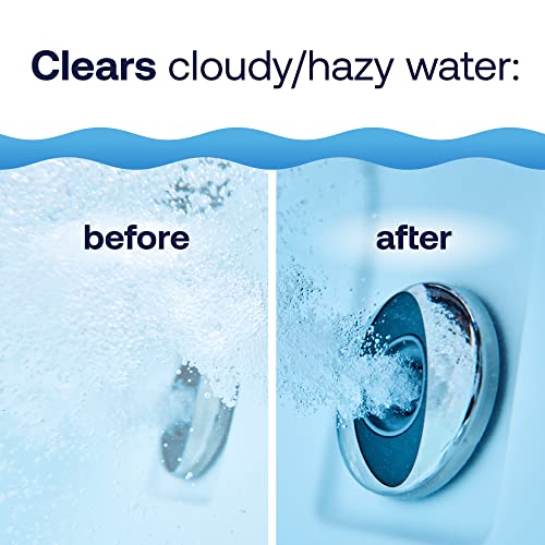 HTH Spa Care Filter Cleaner, Spa & Hot Tub Chemical Deep Cleans Filter, Extends Filter Life, 16 oz & Care Defoamer, Spa & Hot Tub Chemical Eliminates Foaming, Softens Water, 16 oz