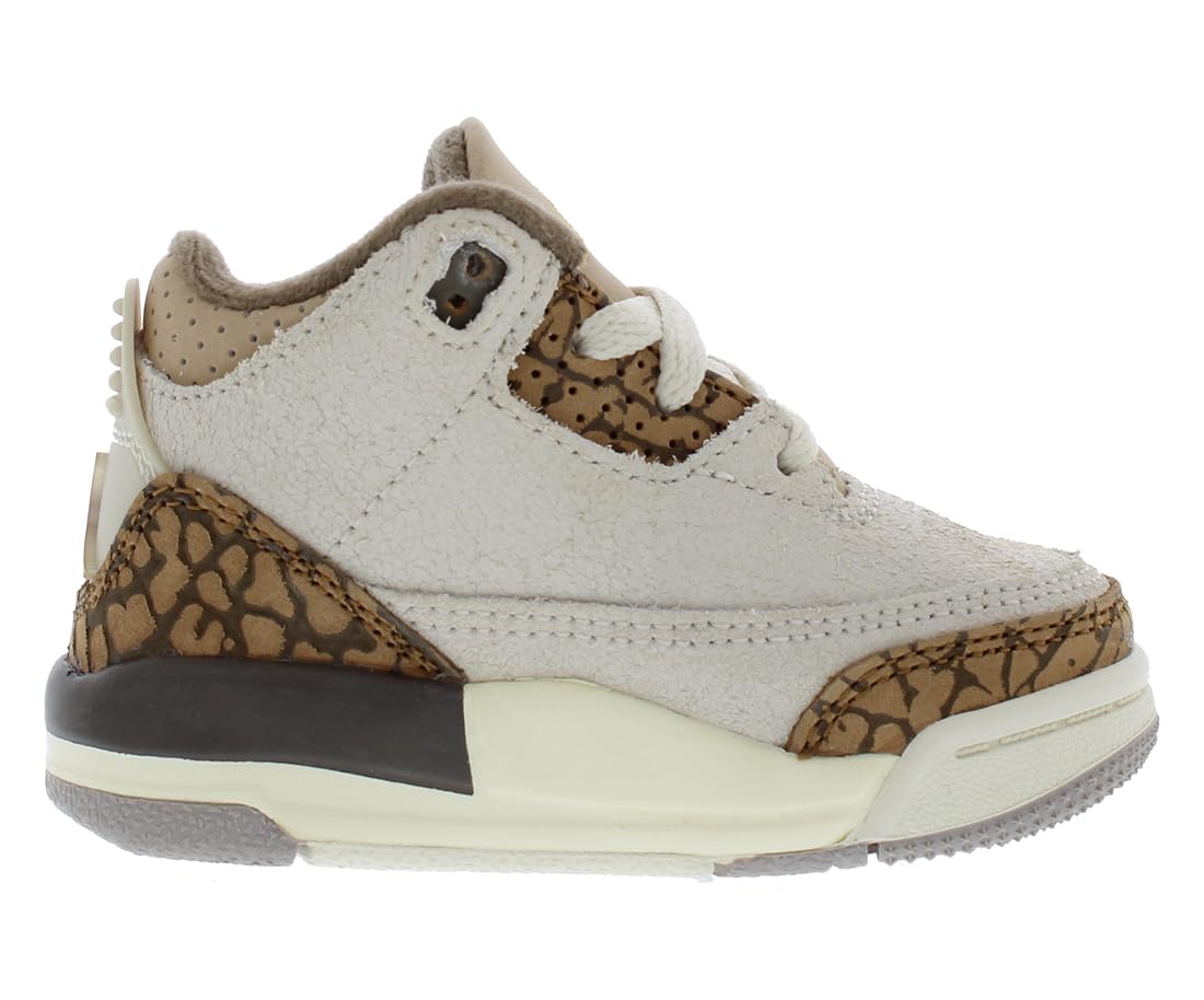 Jordan Baby Boy's 3 Retro (Infant/Toddler) Light Orewood Brown/Metallic Gold/Light British 9 Toddler M
