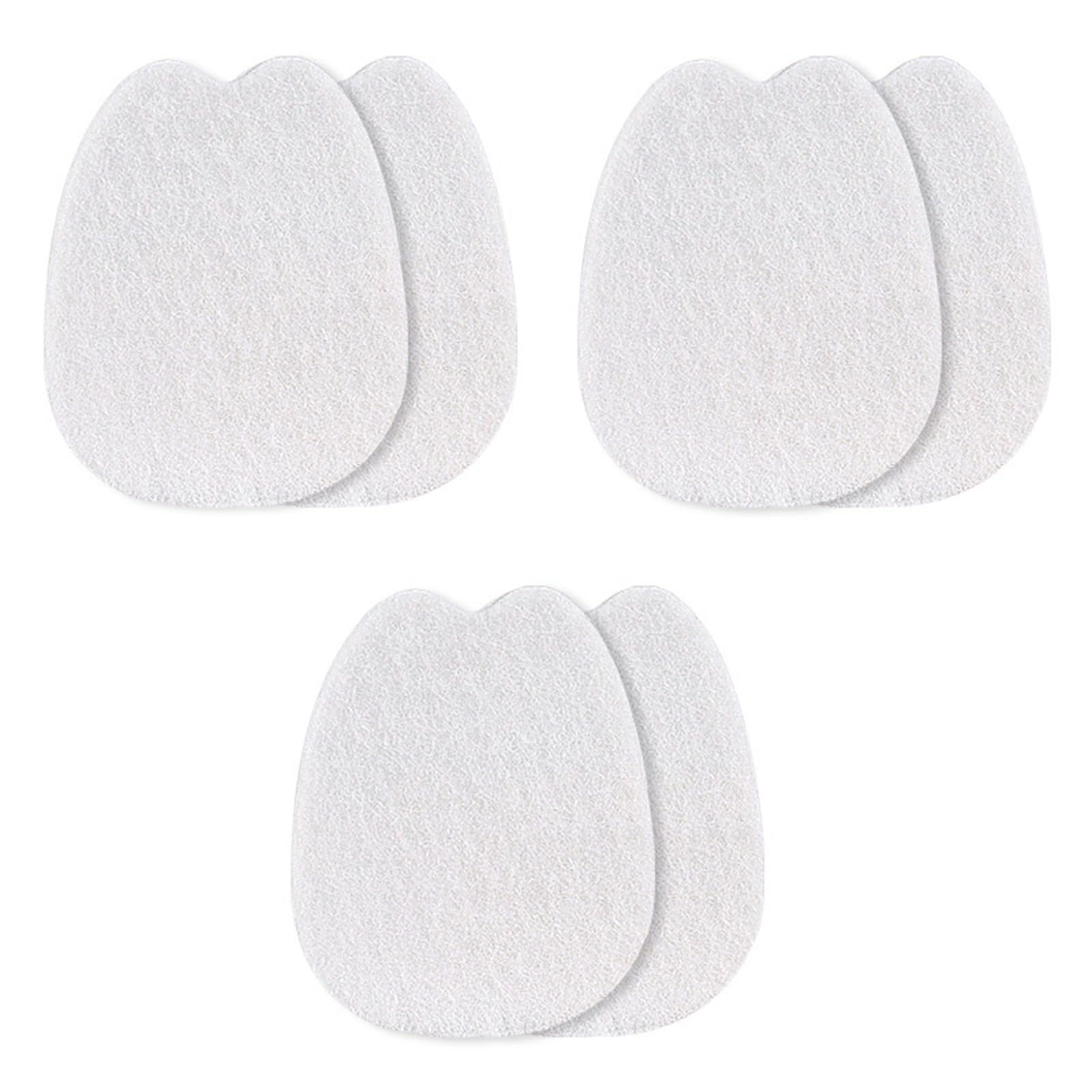 3 Pairs Self-Adhesive Shoe Inserts Tongue Pads Cushion for Shoes Adhesive Tongue Pads for Shoes Tongue Pads Non Slip Tongue Cushion Inserts Shoe Pads for Men and Women (White, One Size)