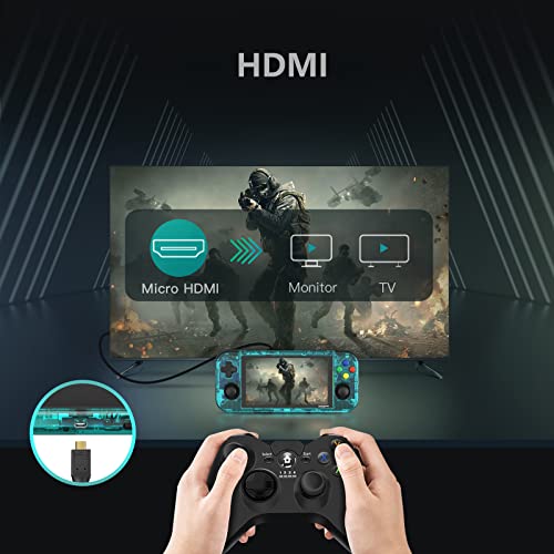 Retroid Pocket 3 Plus Retro Game Handheld Console, Retroid Pocket 3 Plus Android Retro Game Console Multiple Emulators Console Handheld 4.7 Inch 16:9 Display 4500mAh Battery Classic Games (16bit)