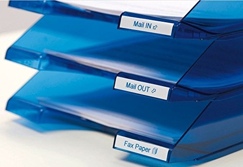 NEOUZA 5PK Compatible for Brother P-Touch Laminated Tze TZ Label Tape Cartridge 24mm x 8m (TZe-253 Blue on White)