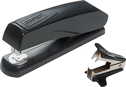 Staples 31937Ct Staples Value Pack Desktop Stapler, 20 Sheet Capacity, Black, 24/Carton (31937Ct)