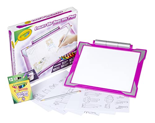 Crayola Light Up Tracing Pad Pink, Gifts & Toys for Girls and Boys, Age 6, 7, 8, 9 [Amazon Exclusive]