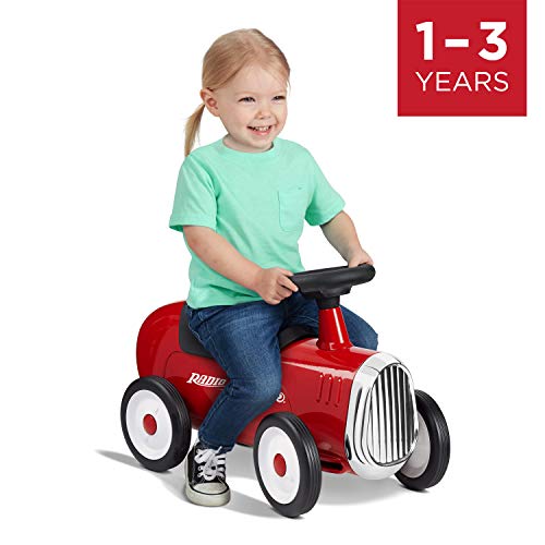 Radio Flyer Little Red Roadster, Toddler Ride on Toy, Ages 1-3 (Amazon Exclusive), 24â Length