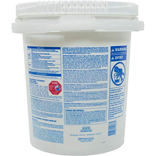 In The Swim Chlorine Shock Granules for Sanitizing Swimming Pools β 56% Available Chlorine β Dichlor β 40 Pound Bucket