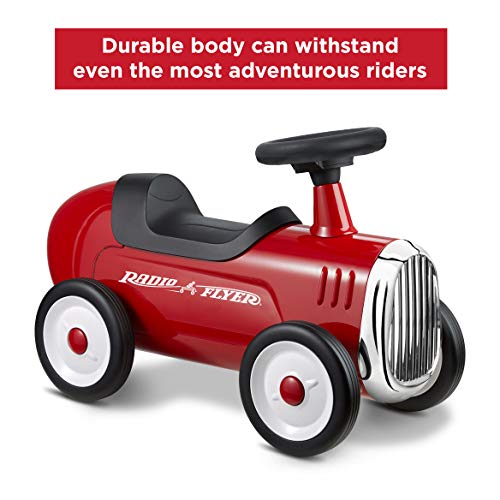 Radio Flyer Little Red Roadster, Toddler Ride on Toy, Ages 1-3 (Amazon Exclusive), 24â Length