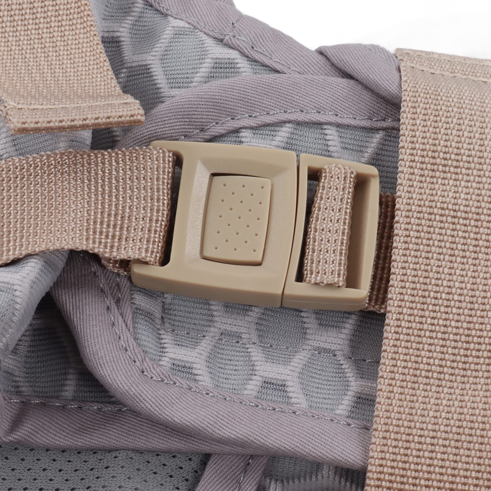 Baby Walking Harnesses, Handheld Kids Walk Helper Lightweight Adjustable Detachable Crotch Pad Handheld Toddler Walk Assistant Belt for 8β24M Webbing, Mesh Material(Monsoon Grey-Profile Mesh)