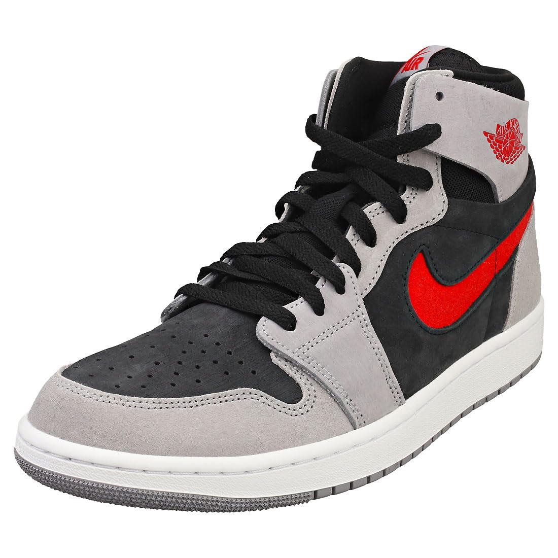 Men's Jordan 1 High Zoom Air CMFT Black/Fire Red-Cement Grey DV1307-060 9