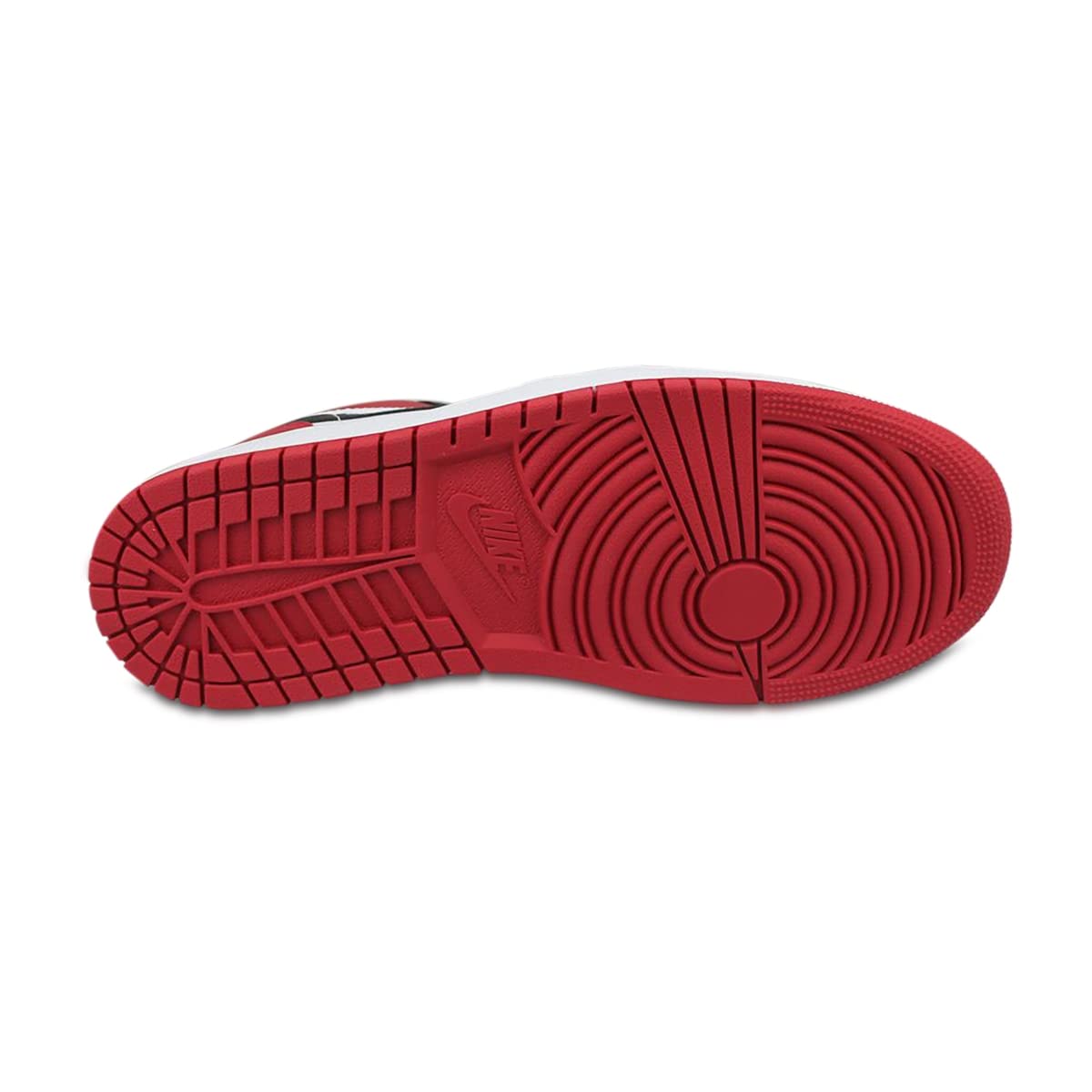 NIKE Air Jordan 1 Mid, Men's Gym Sneakers, red, 13 AU