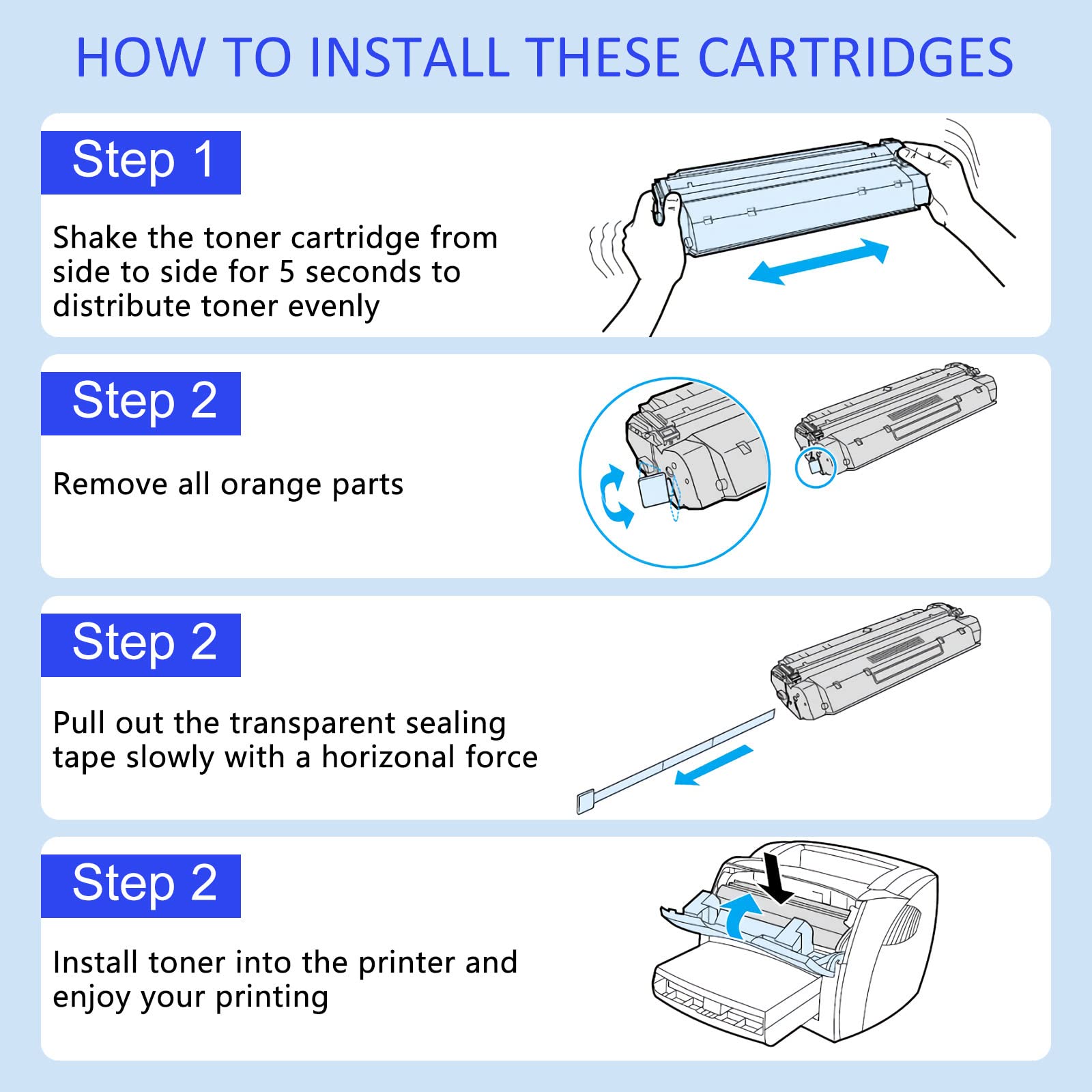 KCMYTONER Compatible Toner Cartridge Replacement for HP 14X CF214X Work with Laserjet Enterprise 700 M712 M725 M712dn M725X Series Printer - Black 2 Pack