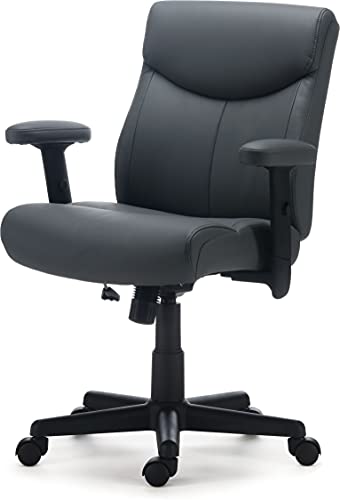 STAPLES Traymore Luxura Managers Chair, Gray, 2/Pack (59426-Ccvs)