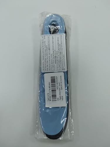ZOMAKE Plastic Shoe Horn with Hook, 7.3 Inch Small Travel Shoe Horns for Kids, Seniors, Men, Women, Black, Blue(Pack of 2)