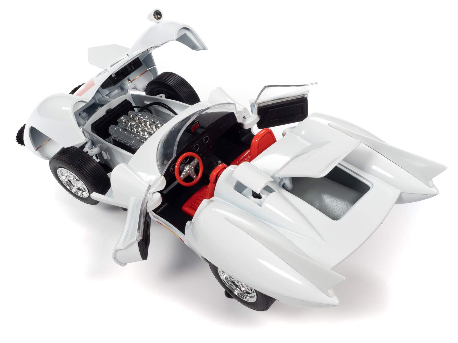 Silver Screen Machines - Speed Racer Mach 5 w/Chim-Chim and Speed Racer Figures (AWSS124)