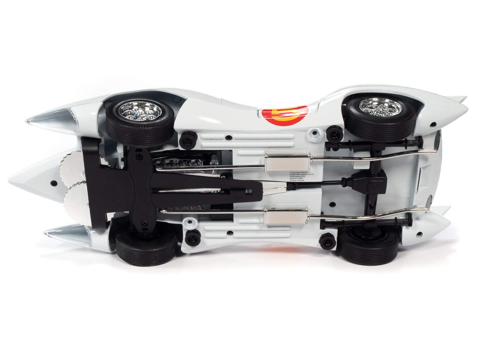 Silver Screen Machines - Speed Racer Mach 5 w/Chim-Chim and Speed Racer Figures (AWSS124)