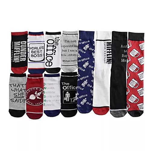 The Office 12 Days Of Socks Advent Calendar Set (Mens 6-12)