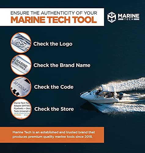 Marine Tech Tools Yamaha Fuel Water Separator Wrench — Safely Remove Fuel Water Separator Filter — Fits on Yamaha 4 Strokes 150 to 350 HP (Serial Number 0406 to Current)