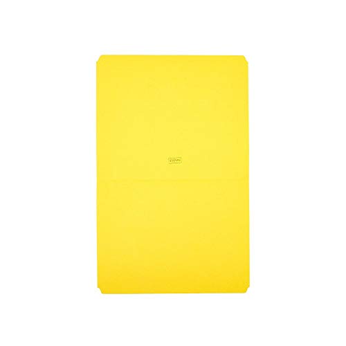 Staples 509661 Top-Tab File Folders Straight-Cut Tab Letter Size Yellow 100/Bx