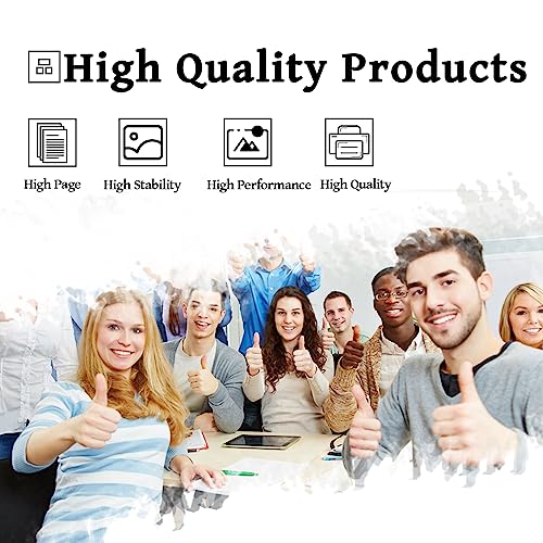 CE340A CE341A CE342A CE343A Toner Cartridge Replacement High Yield Compatible for HP Color Laserjet Enterprise 700 Color M775dn M775f M775z M775z+ Printers Cyan
