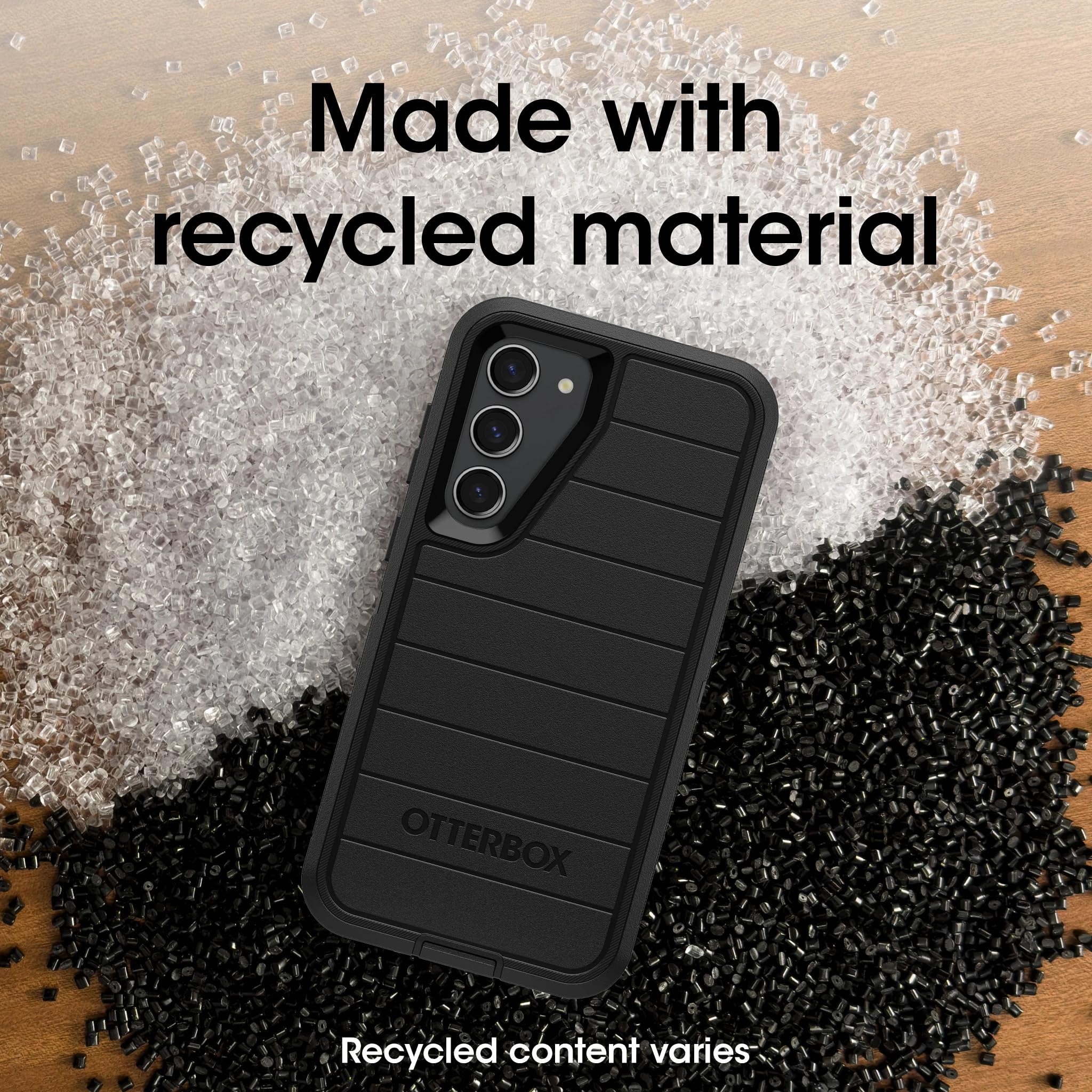 OtterBox Galaxy S23+ (Only) - Defender Series Case - Black, Rugged & Durable - with Port Protection - Case Only - Microbial Defense Protection - Non-Retail Packaging