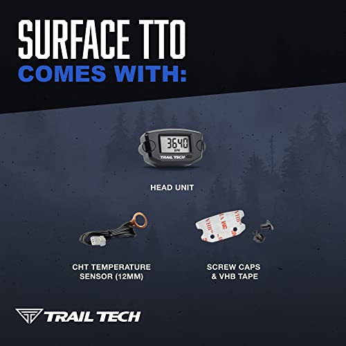 Trail Tech 742-ET2 TTO Temperature Digital Gauge 12mm CHT Sensor