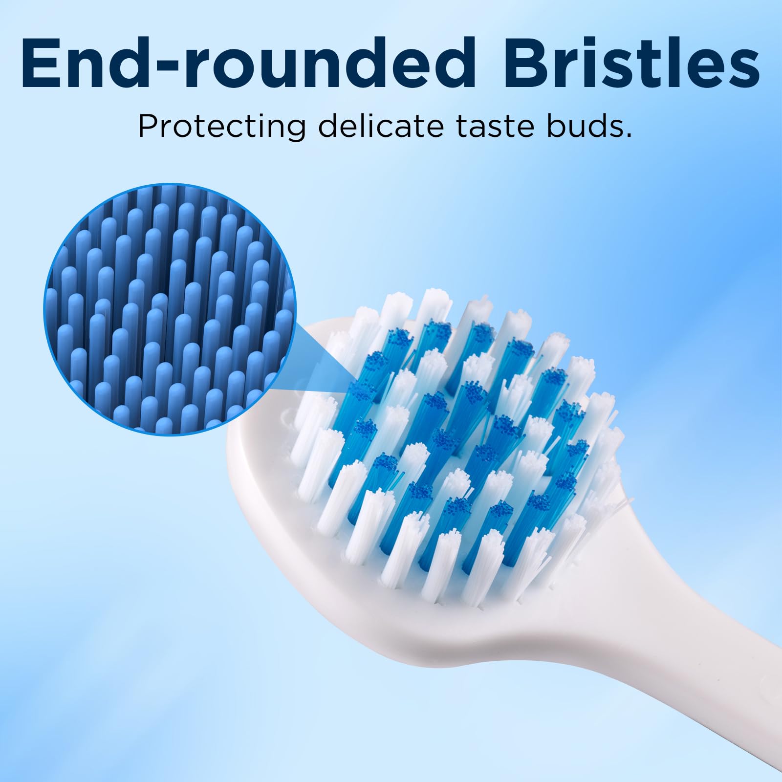 Frekare Tongue Brush (6 Pack), Tongue Cleaner for Adults & Kids, Oral Hygiene Essentials