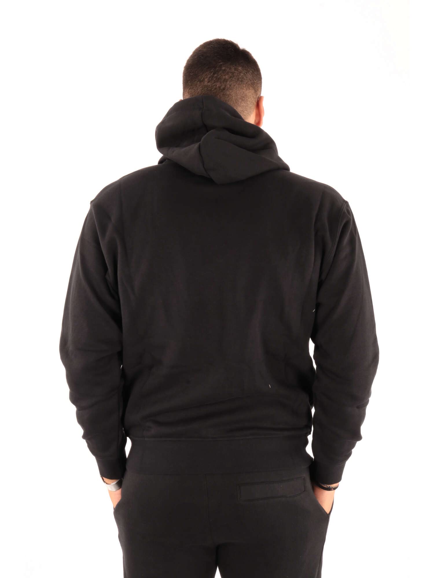 Jordan Men's Black Essential Fleece Full-Zip Hoodie (DQ7350 010) - L