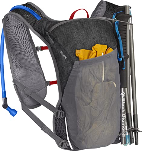 CamelBak Zephyr Limited Edition Run Vest with 2L Fusion Hydration Bladder - Heather Grey/Racing Red