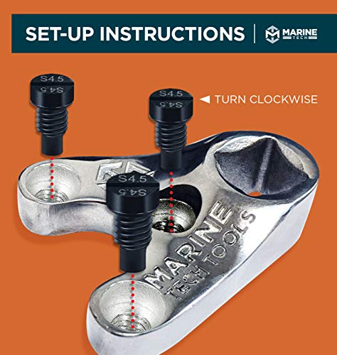 M Marine Tech Tools Outboard Trim/Tilt Pin Wrench Set, Yamaha, Suzuki, Johnson, Evinrude - 38mm (AMT0004) 32mm (AMT0006), 35mm (AMT0009)
