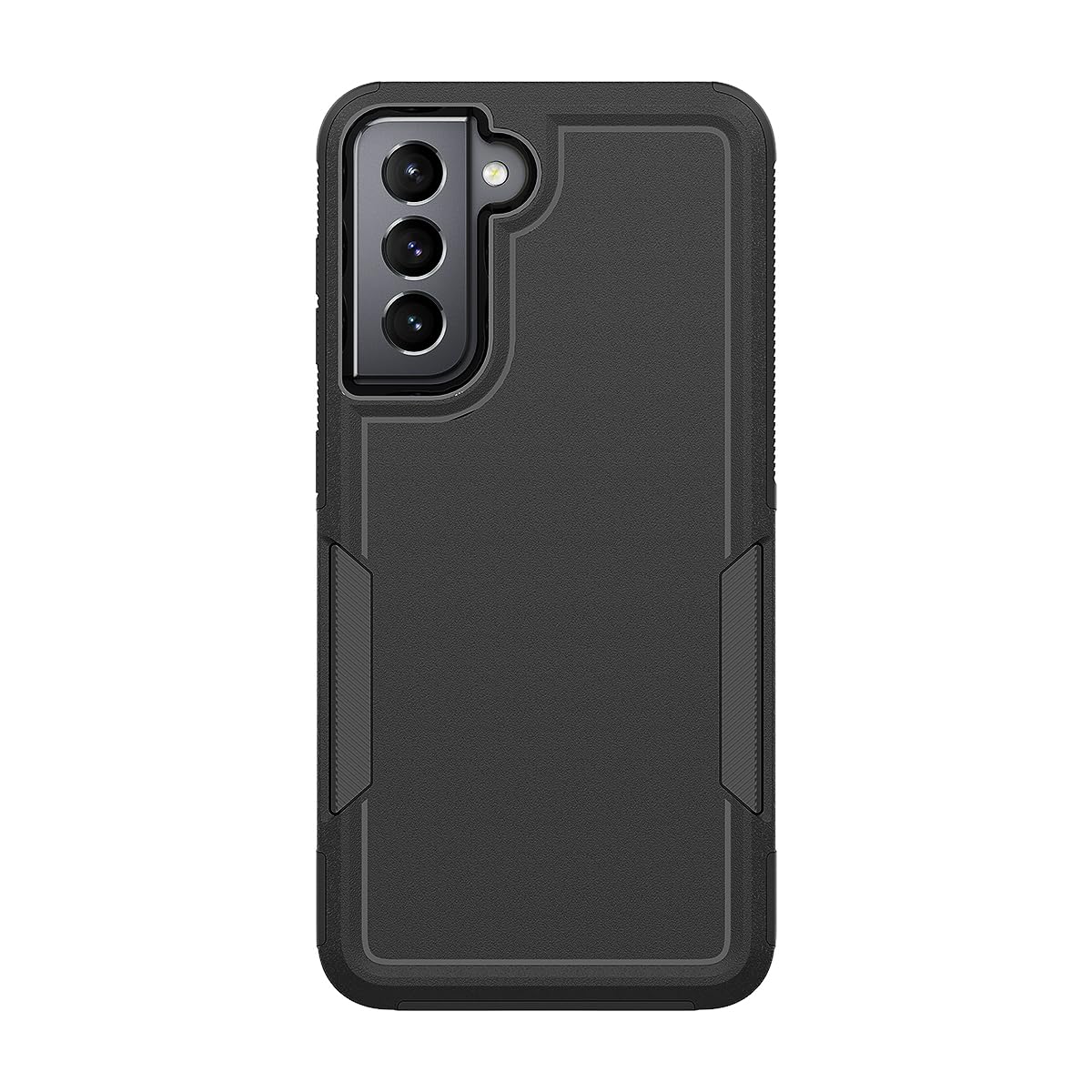 for Samsung Galaxy S21 Case: Dual Layer Protective Heavy Duty Cell Phone Cover Shockproof Rugged with Screen Protector - Military Protection Bumper Tough - Samsung Galaxy S21 5G 2021, 6.2 inch, Black