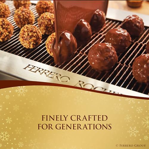 Ferrero Rocher Collection 2024 Advent Calendar, 24 Piece Premium Gourmet Assorted Chocolate, Hazelnut Milk Chocolate, Dark Chocolate and Coconut, 9.6 Oz