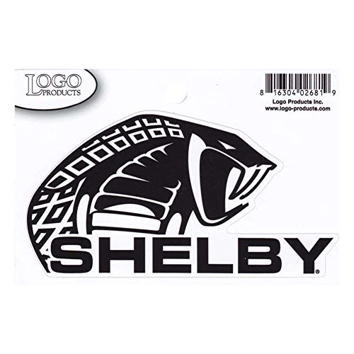 Logo Products Inc. Carroll Shelby Decal - Cobra - Black - Large