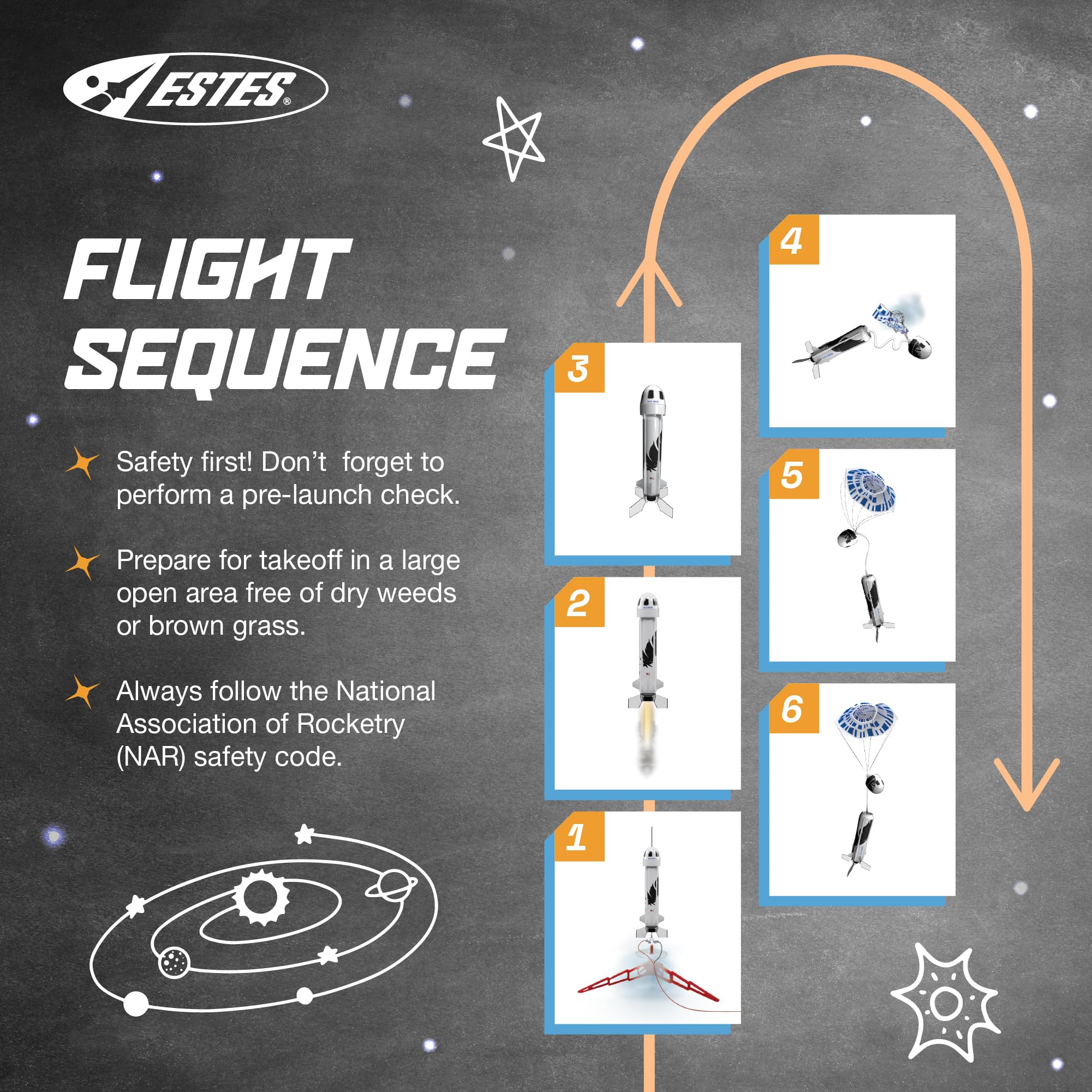 Estes Blue Origin New Shepard 2198 | Beginner Level