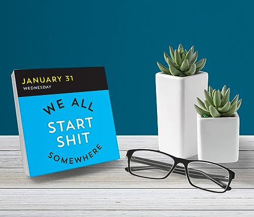 A F*cking 2024 Boxed Calendar: A Daily Dose of Zero F*cks (Funny Daily Desk Calendar, White Elephant Gag Gift for Adults)
