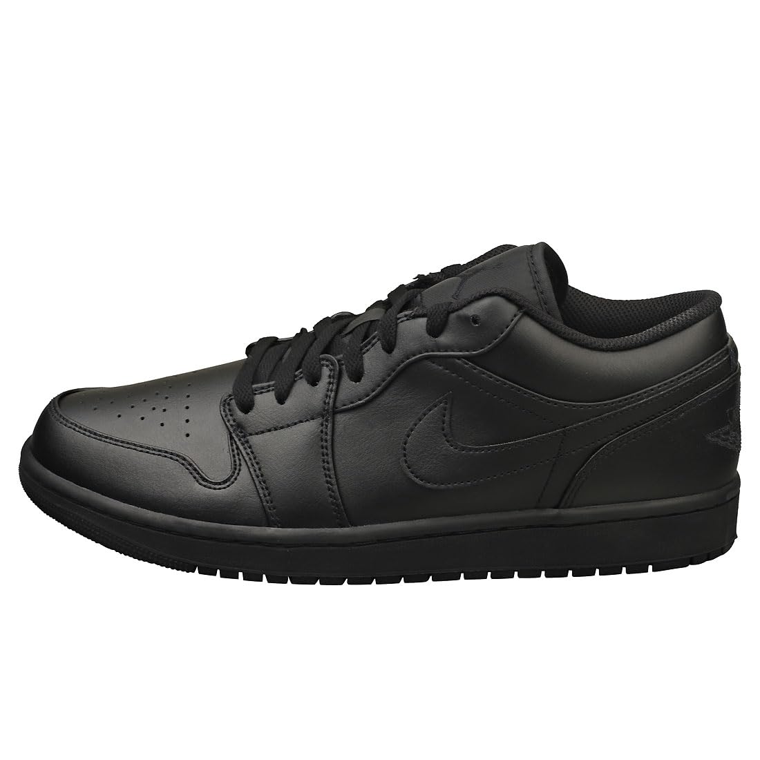 Jordan Mens Air 1 Low 553558 093 Triple Black - Size 10