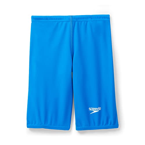 Speedo Boys' Swimsuit Jammer Begin to Swim Solid, Electric Blue Lemonade
