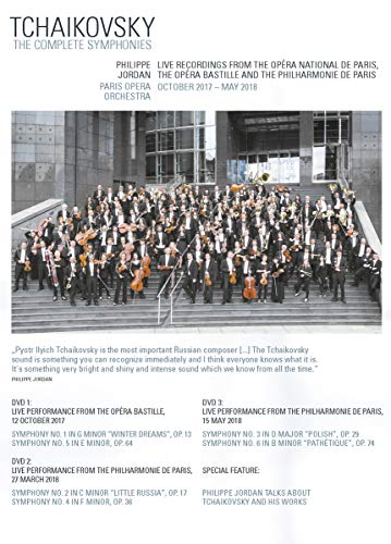 Tchaikovsky: The Complete Symphonies - Paris Opera Orchestra; Philippe Jordan (region 0 DVD)