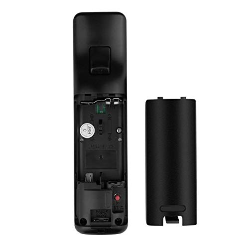 Lyyes Remote Controller for Wii, Wii Remote and Nunchuck Controllers with Silicon Case and Strap for Wii and Wii U (Black)
