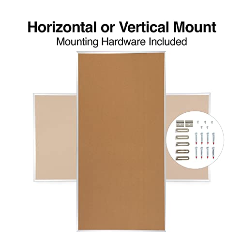 Staples Standard Durable Cork Bulletin Board