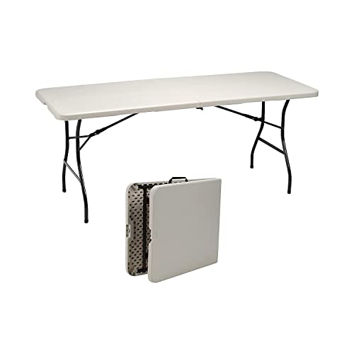 STAPLES 470949 6-Ft Fold in Half Folding Table