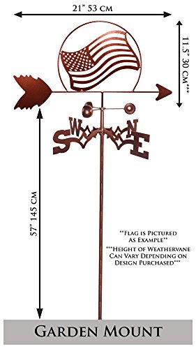 SWEN Products Hand Made Cobra Helicopter Garden Stake Weathervane ~New~